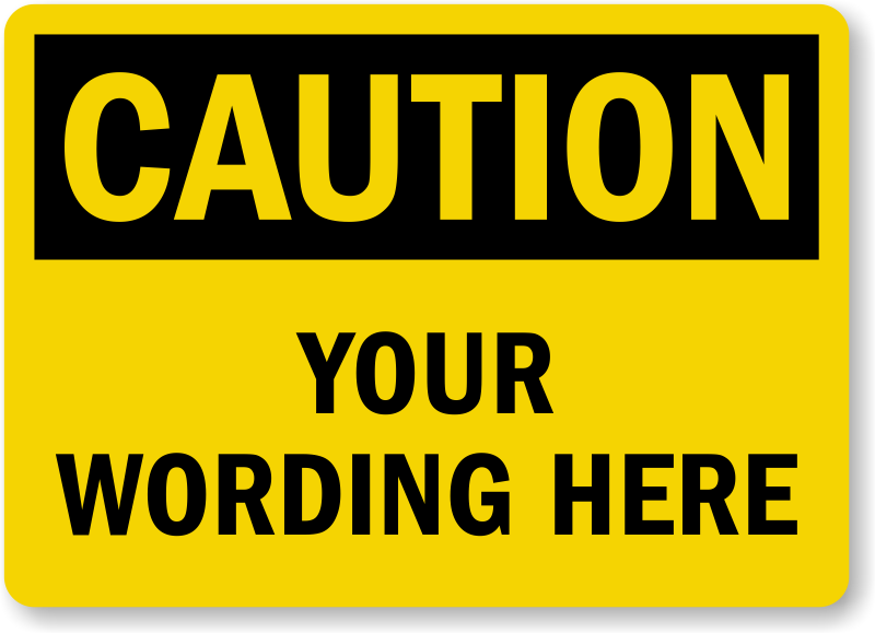 Custom Safety Labels And Stickers