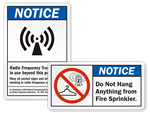 ⚠ Custom Notice Labels | OSHA & ANSI Compliant Labels