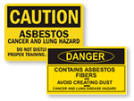 Asbestos Labels