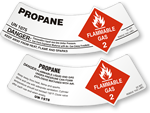 Propane Gas Labels - HazCom