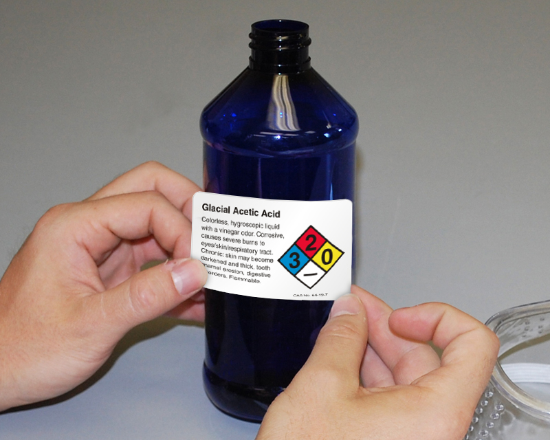 Chemicals G - N Labels - Horizontal