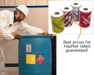Chemical Drum Labels