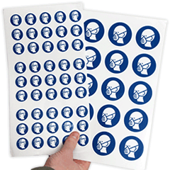 ISO Mandatory Actions Labels - Handy Stickers