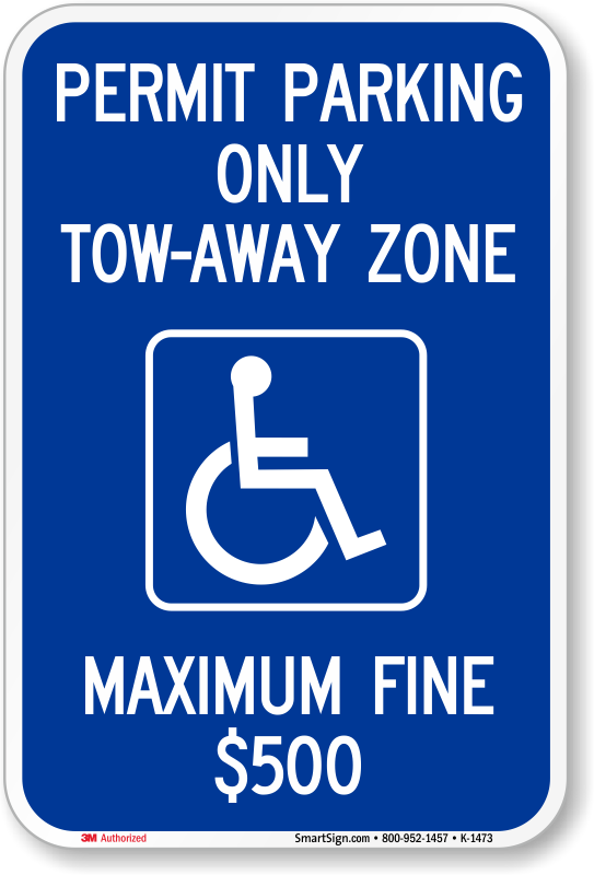 Handicap Parking Signs | Handicapped Parking Signs | Disabled Sign
