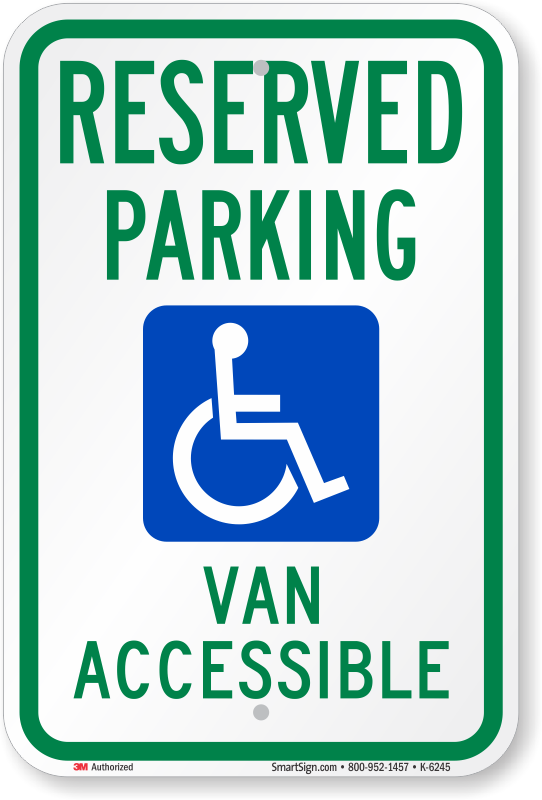 Handicap Parking Signs | Handicapped Parking Signs | Disabled Sign
