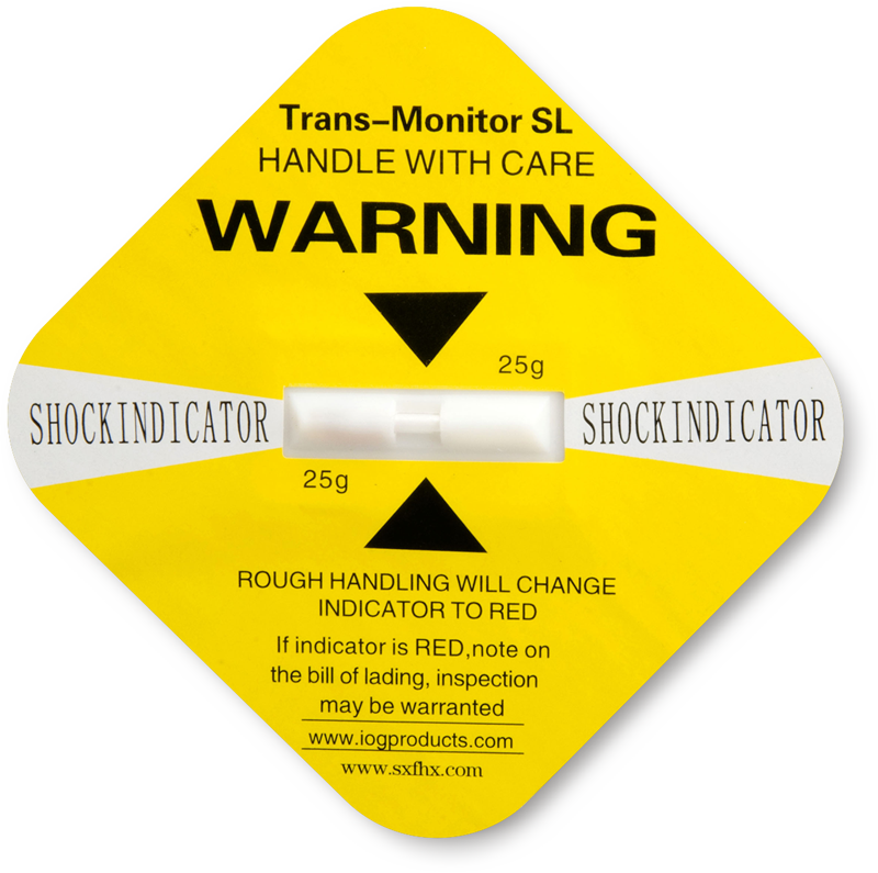 Shock Indicator Label - Yellow - Shipping Label, SKU - LB-2035