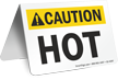 Hot Warning Labels | Hot Temperature Indication