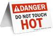 Hot Warning Labels | Hot Temperature Indication